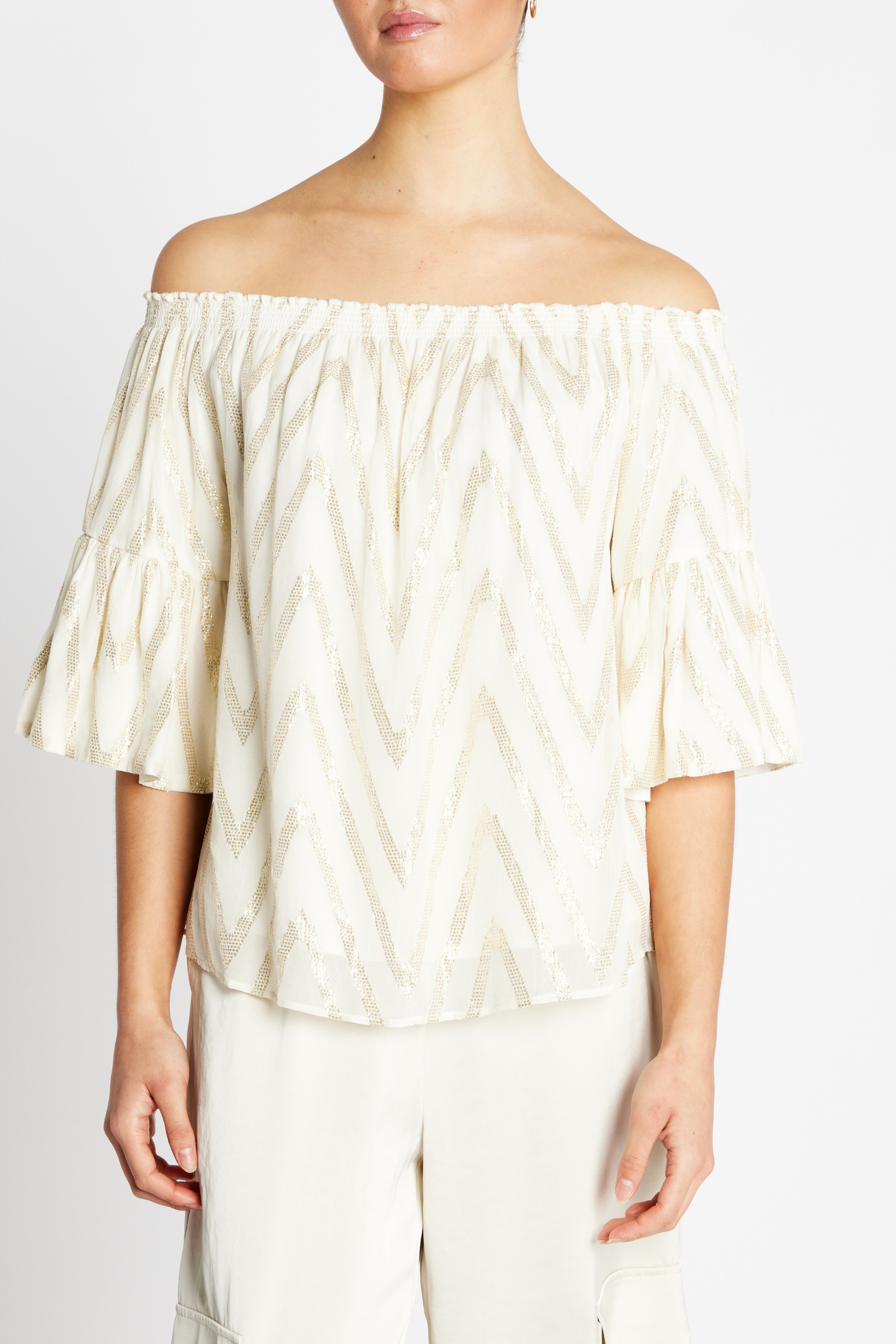 CollardBBCarlis blouse - Kit w Metallic – BRUUNSBAZAAR.COM