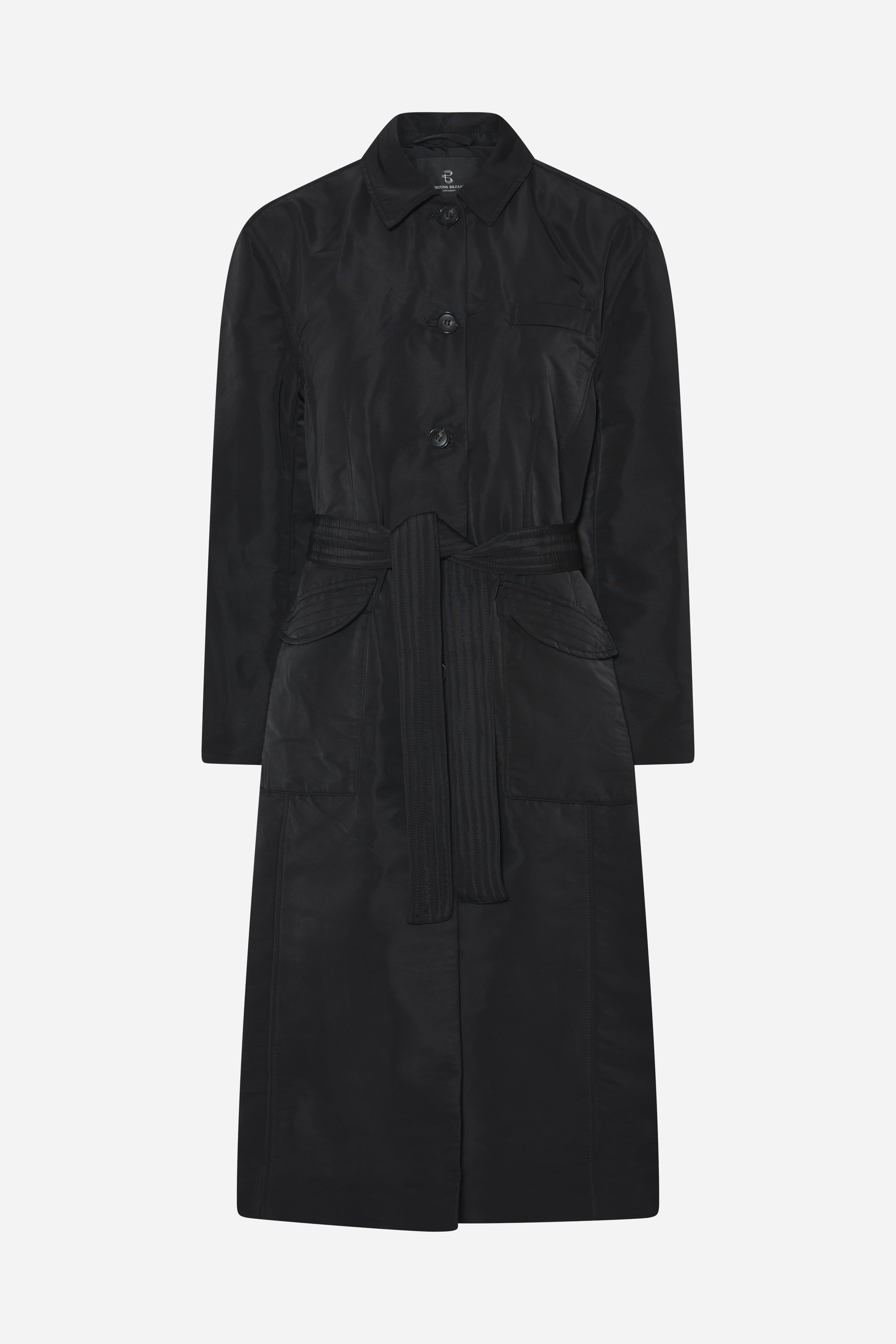 ReginaeBBFloreli jcoat - Black – BRUUNSBAZAAR.COM